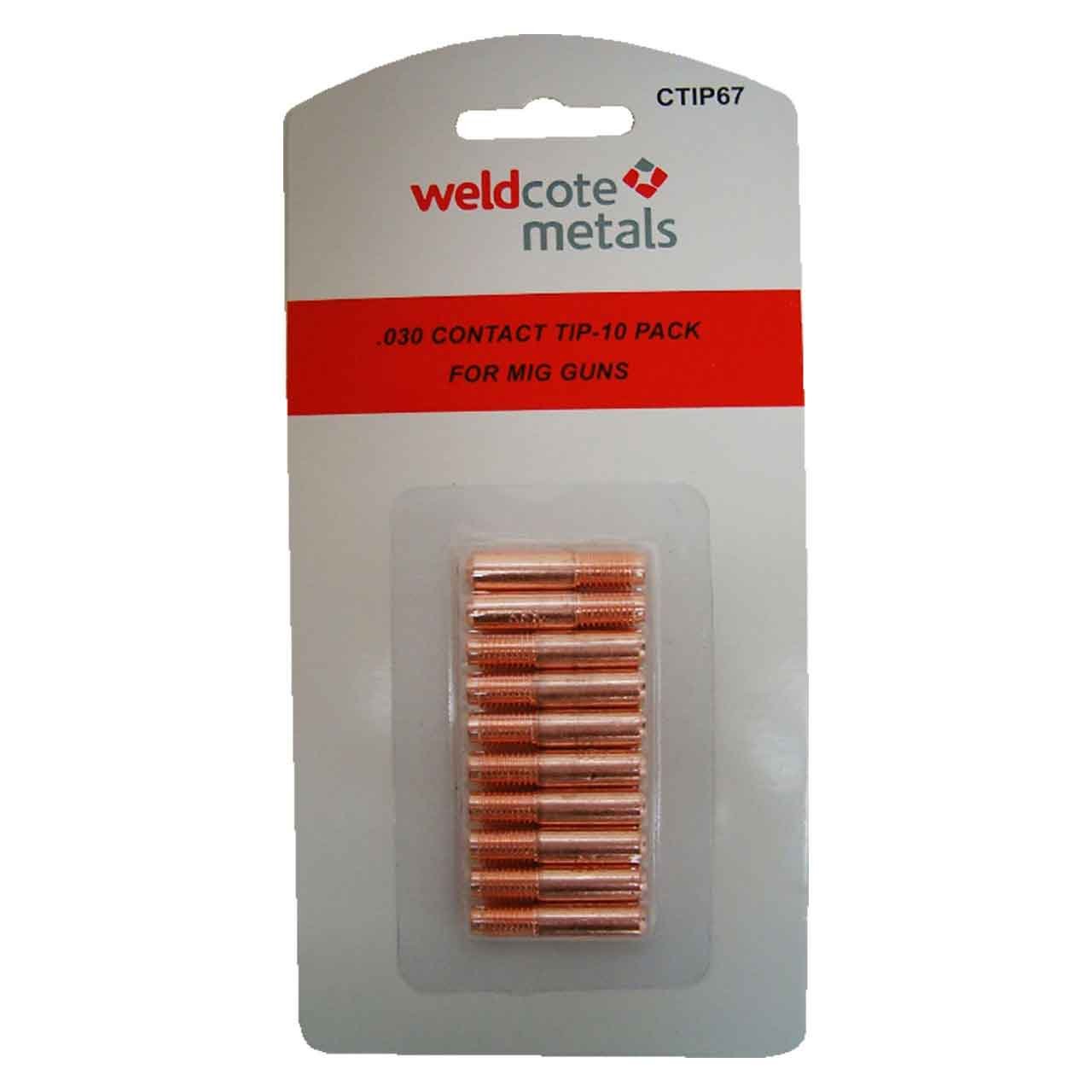 Miller 000067 Contact Tip .030 M-10 M-15 M-25, 10 pack