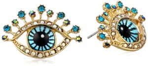 betsey johnson eye stud earrings