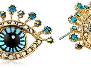 Betsey Johnson Eye Stud Earrings