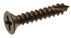 the hillman group 45461 7-inch x 1-1/4-inch flat phillips wood screw, antique bronze, 20-pack