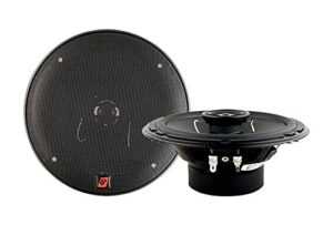 cerwin vega xed series 6.5" 2-way coaxial car speakers - 300w max power, 4 ohm superior audio, durable polypropylene cone & metal dome tweeters, lightweight design for enhanced car audio system xed62