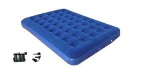 zaltana double size air mattress with dc air pump (operated by d 4 cell battery)