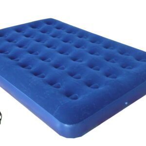 Zaltana Double Size Air Mattress with DC air Pump (Operated by D 4 Cell Battery)