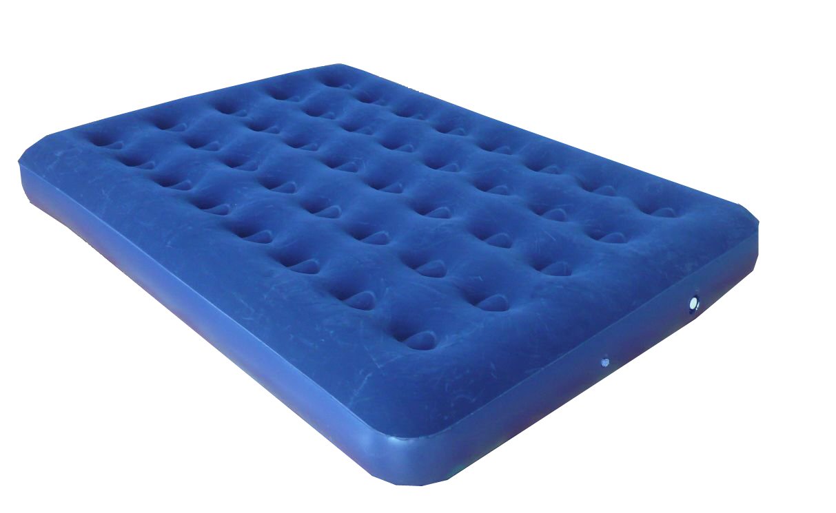 Zaltana Double Size Air Mattress with DC air Pump (Operated by D 4 Cell Battery)