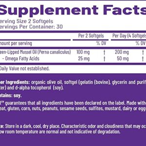 AOR, Green Lipped FFA, Natural supplement to support joint health, 30 Servings (60 Softgels)