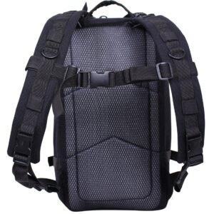 Black Tactical Canvas Go Pack Backpack