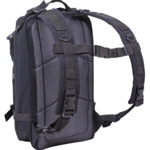 Black Tactical Canvas Go Pack Backpack