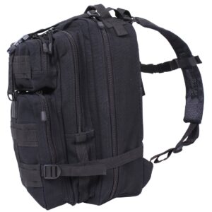 Black Tactical Canvas Go Pack Backpack