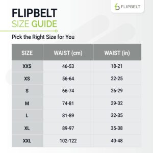 FlipBelt FB0114-BLK-M.1, Black, Medium