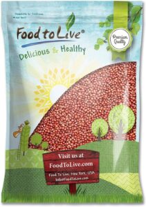 food to live - adzuki sprouting beans, 5 pounds whole raw dried azuki beans (red mung beans), vegan, kosher, bulk. rich in minerals, dietary fiber, and protein