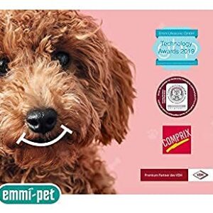 Emmi®-pet 2.0 electric toothbrush Oral & Skin Care Set for Pets. 100% Ultrasound cleans completely silently, no bristle movements and no vibration. for cleaner teeth, healthier gums, fresher breath.