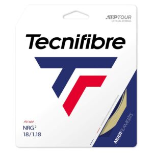 tecnifibre nrg2 (18-1.18mm) tennis string set (natural)