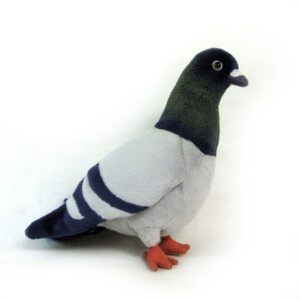 adore 10" rocky the pigeon plush stuffed animal toy