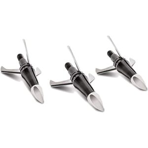 new archery products shockwave crossbow mechanical broadhead 100 grain 3 blade three pack