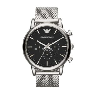 emporio armani men's ar1808 dress silver watch