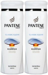 pantene pro-v classic clean shampoo, 12.6 fl oz (pack of 2)