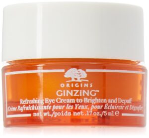 origins ginzing refreshing eye cream to brighten and depuff 0.17oz/5ml (packaging may vary)