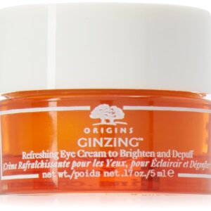 Origins Ginzing Refreshing Eye Cream to Brighten and Depuff 0.17oz/5ml (Packaging May Vary)