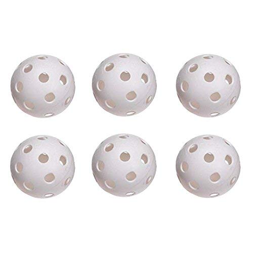 JUGS SPORTS Pickleballs (6 Pack, White)