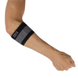 orthosleeve elbow brace es3 designed to help with tennis elbow, golfer's elbow, general elbow pain, and forearm pain