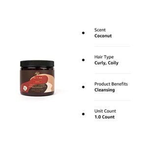 As I Am Coconut CoWash Cleansing Conditioner for natural coils and curls-16oz (Pack 4)