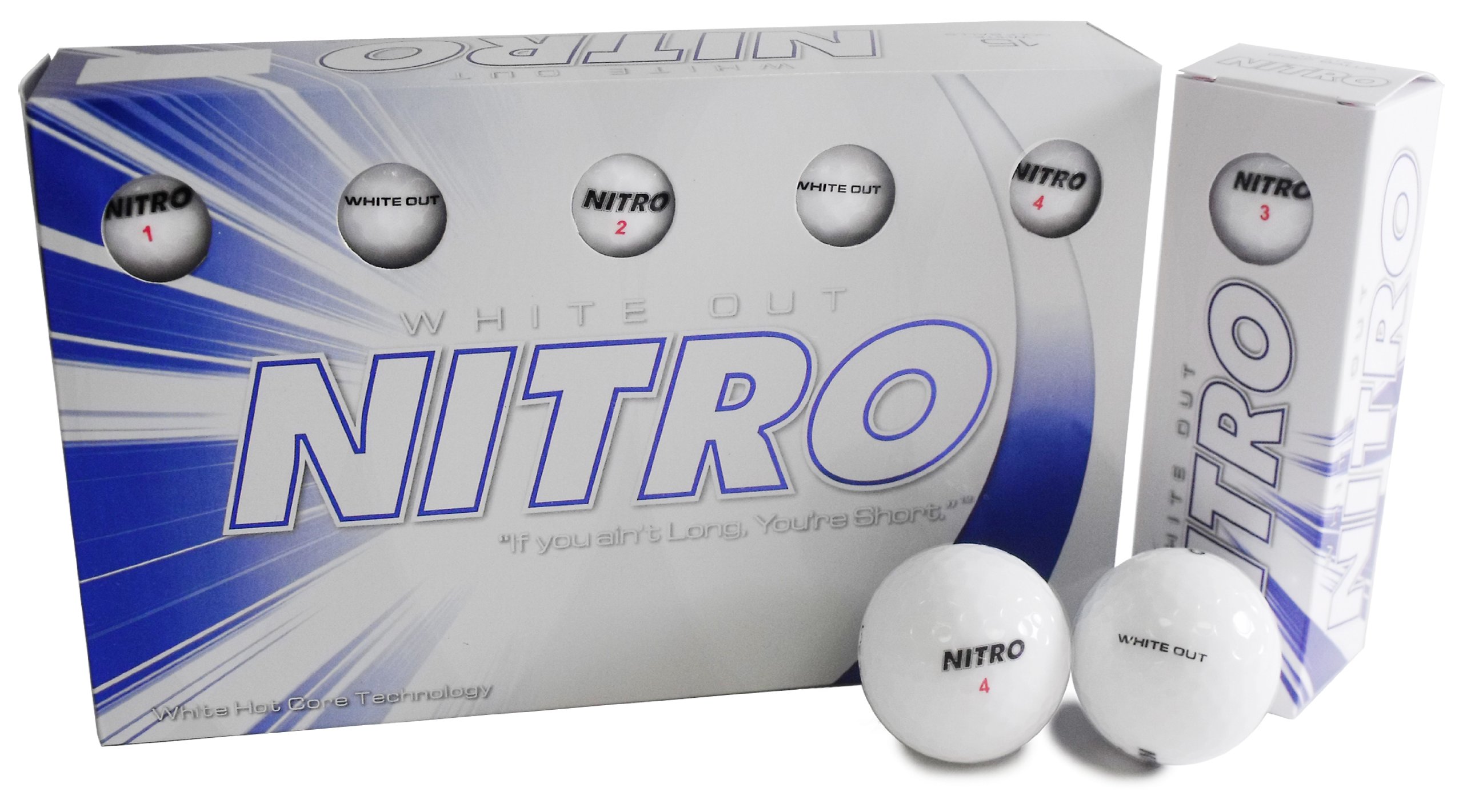 Nitro White Out Ball (15-Pack), White