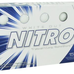 Nitro White Out Ball (15-Pack), White