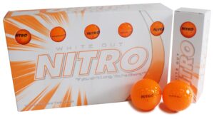 nitro white out ball (15-pack), orange