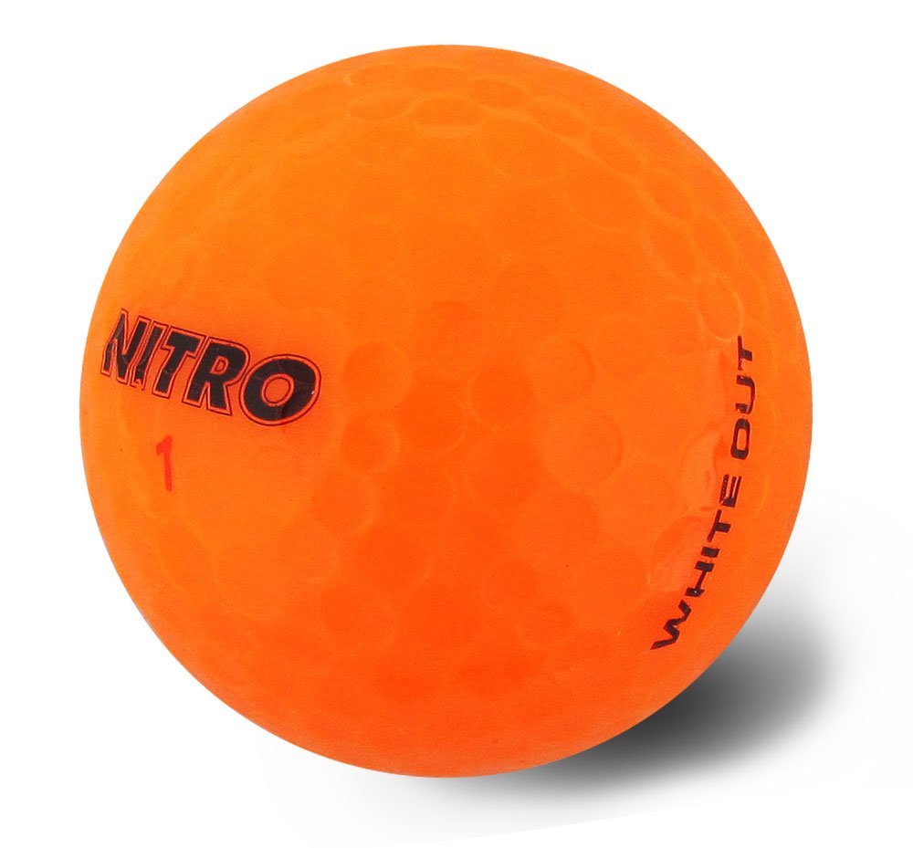 Nitro White Out Ball (15-Pack), Orange