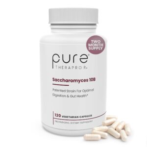 saccharomyces 10b - saccharomyces boulardii, 10 billion cfu per serving, patented strain: lynside cncm i-3799, probiotic capsules, probiotics for men and women - 120 count