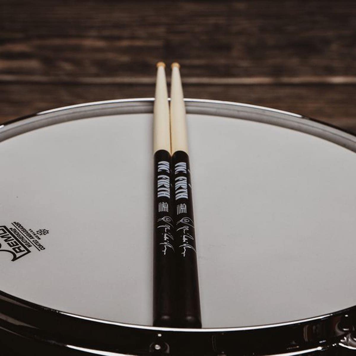 Signature Series Amir "Questlove" Thompson Hickory Wood Tip Drumsticks Black VicGrip