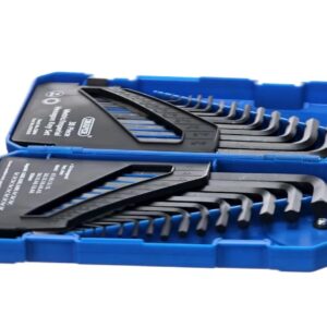 Draper 30 Piece Hexagon Allen Key Set - Metric/AF Combined Long Pattern with Case 33894