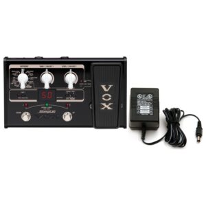 vox stomplab iig 2g guitar multi-effects pedal w/built-in expression pedal and power supply