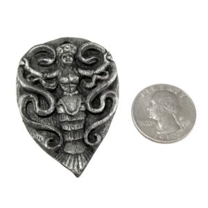 Dryad Design Large Pewter Ariadne Goddess of the Labyrinth Charm Pendant