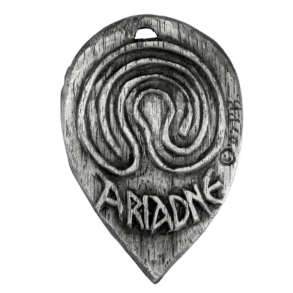 Dryad Design Large Pewter Ariadne Goddess of the Labyrinth Charm Pendant