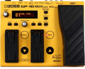 boss gp-10 guitar processor with gk-3 pickup