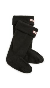 hunter hunter women's boot socks, black, medium