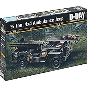 Italeri 510000326 – 1: 35 1/4 Ton 4x4 Ambulance Jeep