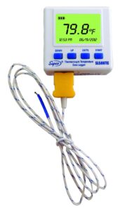 supco sl500tc thermocouple temperature data logger with real time lcd,white