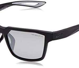 Nike Fleet Square Sunglasses, Matte Black, 55 mm