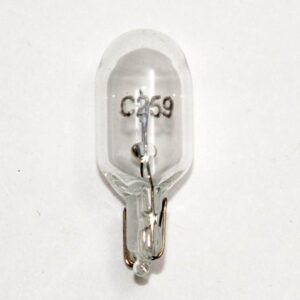 CEC Industries #259 Bulbs, 6.3 V, 1.575 W, W2.1x9.5d Base, T-3.25 (Box of 10)