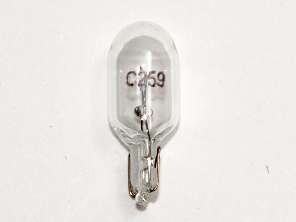 CEC Industries #259 Bulbs, 6.3 V, 1.575 W, W2.1x9.5d Base, T-3.25 (Box of 10)