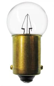 cec industries #57 bulbs, 14 v, 3.36 w, ba9s base, g-4.5 shape (box of 10)