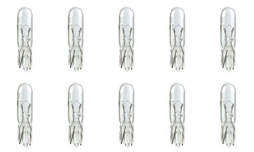 CEC Industries E74 Bulbs, 14 V, 1.4 W, W2x4.6d Base, T-1.5 Shape (Box of 10)