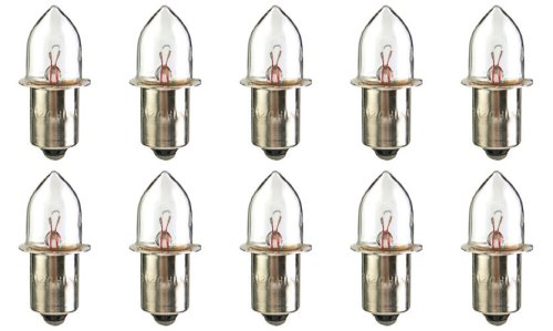 CEC Industries PR4 Bulbs, 2.33 V, 0.6291 W, P13.5s Base, B-3.5 Shape (Box of 10)