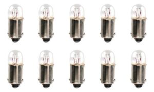 cec industries #3894 bulbs, 12 v, 3 w, ba9s base, t2-3/4 shape (box of 10)