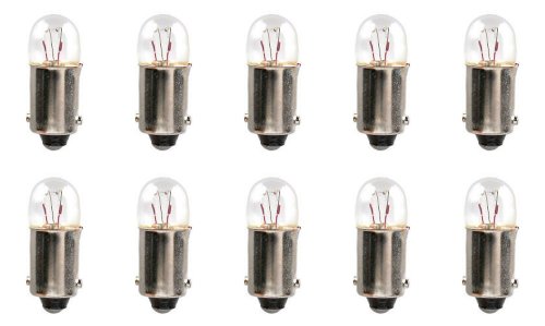 CEC Industries #3894 Bulbs, 12 V, 3 W, BA9s Base, T2-3/4 Shape (Box of 10)