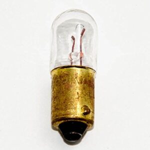 CEC Industries #1847 Bulbs, 6.3 V, 0.945 W, BA9s Base, T-3.25 shape (Box of 10)