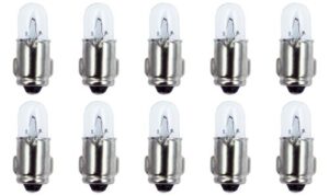 cec industries #3898 bulbs, 12 v, 2.04 w, ba7s base, t-2 shape (box of 10)