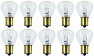 cec industries #1133 bulbs, 6.2 v, 24.242 w, ba15s base, rp-11 shape (box of 10)